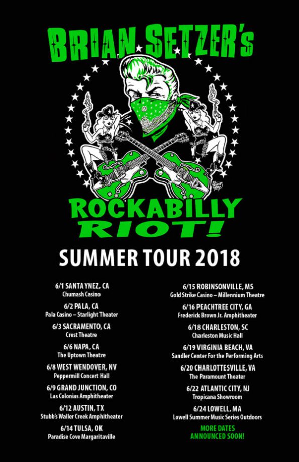 Brian Setzer's Rockabilly Riot! Summer Tour 2018 - Brian Setzer